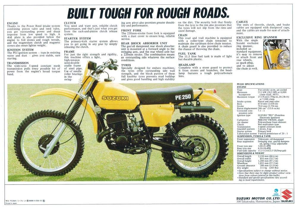 Suzuki PE 250