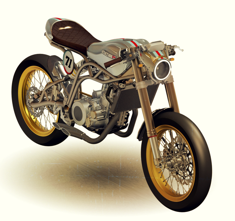 CCM Spitfire Cafe Racer